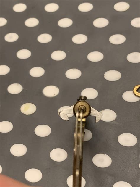 Working On A Haller Westminster Is This Pendulum Arm Piece Bent Or Is