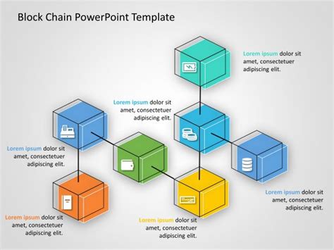 Blockchain PowerPoint Template SlideUpLift