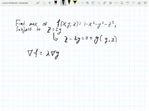 SOLVED Use Lagrange Multipliers To Solve The Given Optimization Problem HINT See Example