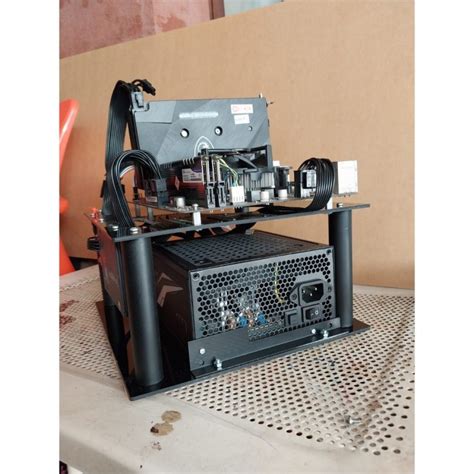 Jual Hot Sale Casing Komputer Akrilik Micro Atx Itx Open Air Pc Acrylic Case Matx Terbaru