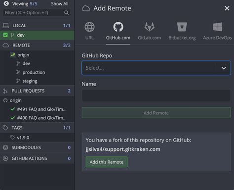 Forking Github Repos With Gitkraken Desktop Fork A Repo