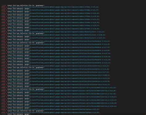 Getting Many Typescript Errors From The React Google Maps Api Node Module Issue