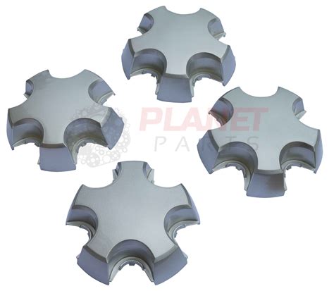 Holden Ve Vf Commodore Silver Chaser Interceptor Centre Caps Set Of 4