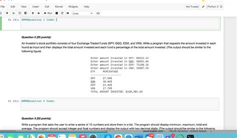 Solved File Edit View Insert Cell Kernel Widgets Help Not