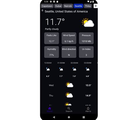 Small Weather App For Android Using The Openweathermap Api