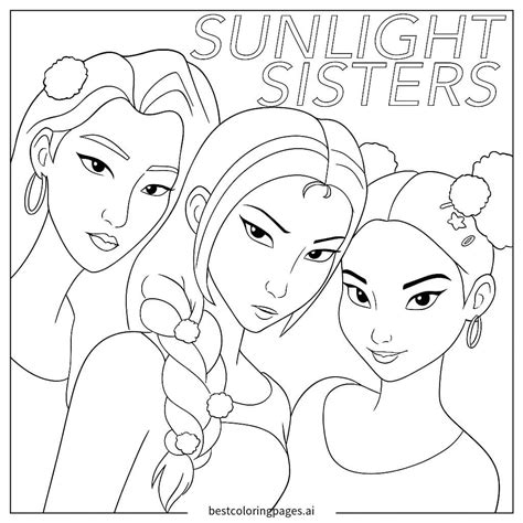 Grupo De Chicas K Pop Dibujos Para Colorear Gratis Imprimible