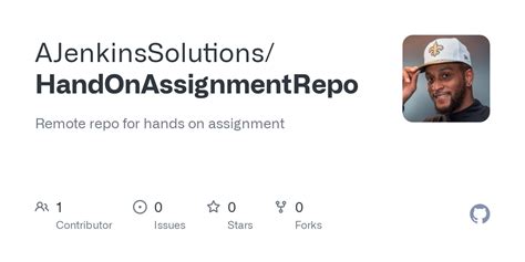 GitHub AJenkinsSolutions HandOnAssignmentRepo Remote Repo For Hands On Assignment