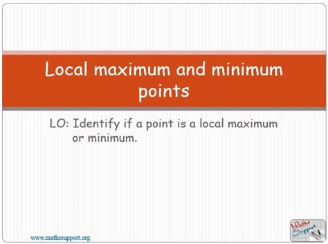 Maths IBAI Local Maximum And Minimum Points