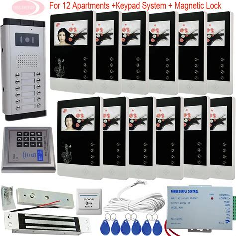 Apartment Doorbell System Intercom Camera Video Doorbell Video