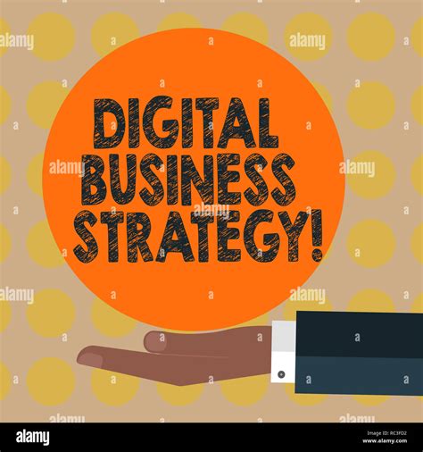Word Writing Text Digital Business Strategy Business Concept For Plan For Maximizing The