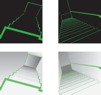 EverGlow Photoluminescent Exit Path Markings On Designer Pages