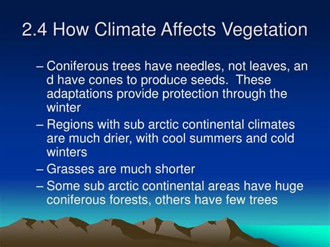 Ppt 24 How Climate Affects Vegetation Powerpoint Presentation Free