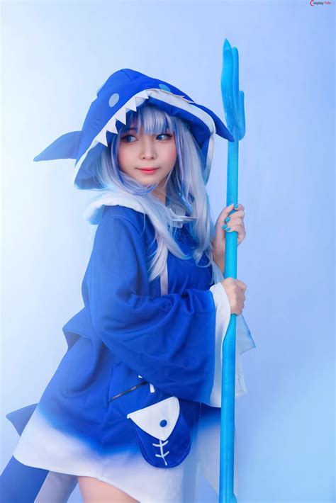 Umeko J Cosplay Gawr Gura Hololive Photos Cosplaytele