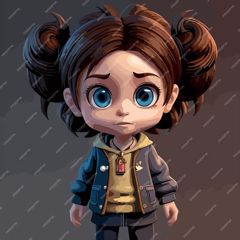 Premium Vector Style Chibi Whole Body Unreal Engine Detailed Ultra High Definition 8k