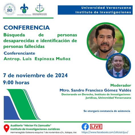 Invitación Conferencia Magistral Del Instituto De Investigaciones