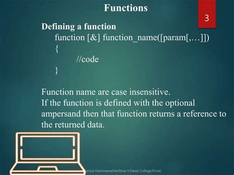 Php Function Pptx