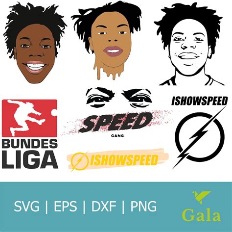 Ishowspeed Svg Shirt Png Sticker Svg Printable T Shirt Design