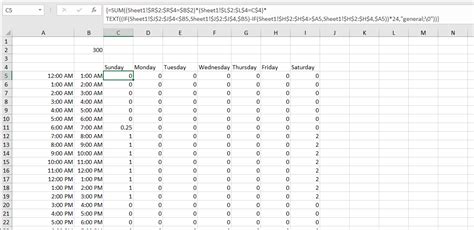 Excel Sum Hours Worked Between Multiple Time Frames Based On Punch