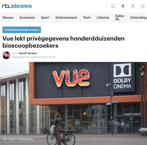 Datalek Vue Bioscopen Carthago ICT