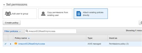 Create Iam User With Ec2 Read Only Permission Jetpatch
