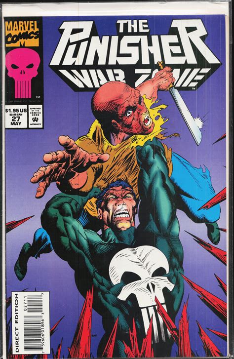 The Punisher War Zone 27 1994 Punisher Comic Books Modern Age