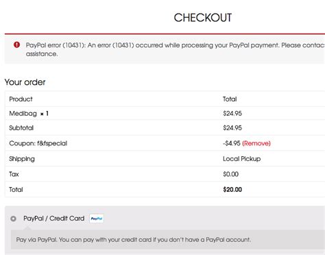 10431 Error Item Amount Invalid At Checkout · Issue 309