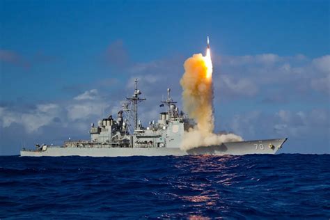 Us Navy Warships Are Firing Top Ballistic Missile Interceptors At An