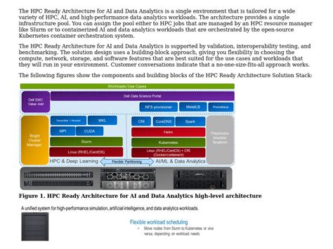 Introduction Architecture Guide—dell Emc Hpc Ready Architecture For Ai And Data Analytics