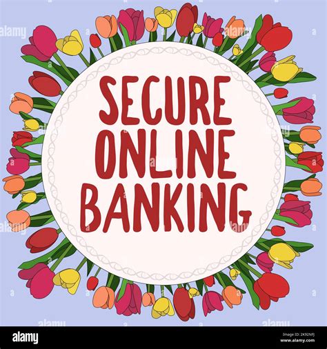 Sign Displaying Secure Online Banking Internet Concept Protect Digital Bank For Internet