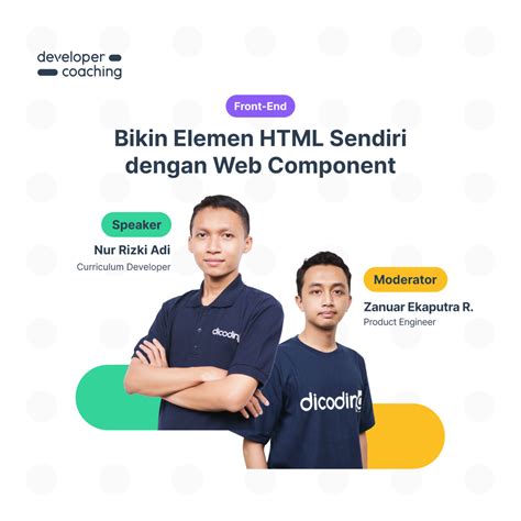 Devcoach 131 Front End Bikin Elemen Html Sendiri Dengan Web
