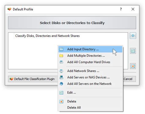 Disksorter File Classification Classifying Network Shares Using Unc