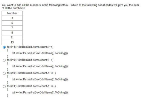 solved you want to add all the numbers in the following