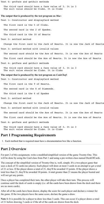 part 1 overview for this assignment implement the