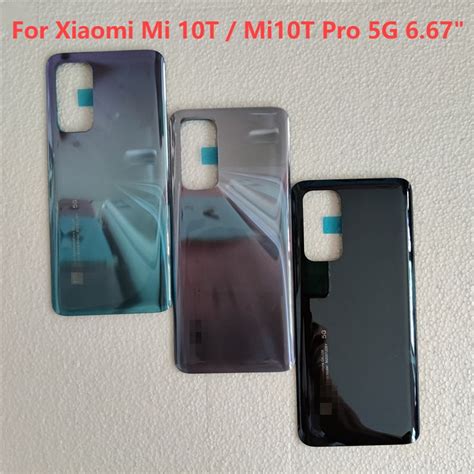 T Housing For Xiaomi Mi T Mi T Pro G Glass Battery Cover Repair Replace Back