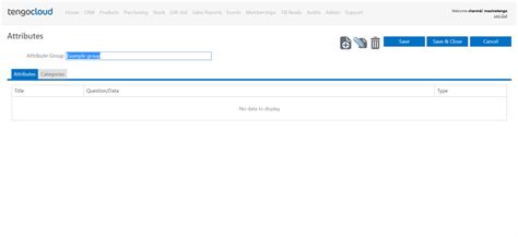 Managing Attributes And Attribute Groups Tengo Support