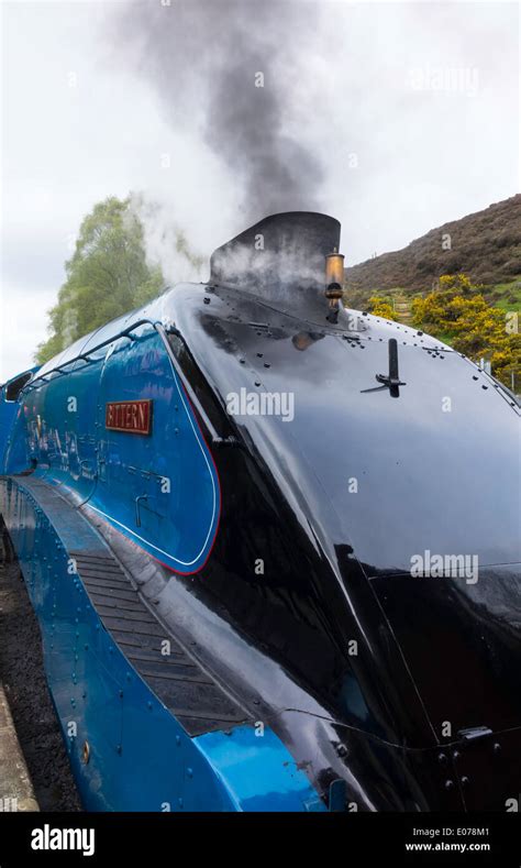Detail Of Ex Lner Class A4 Steam Locomotive No 4464 Bittern Showing