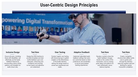 User Centric Design Principles Haptic Feedback Atms Ppt Slides St Ai Ss Ppt Sample