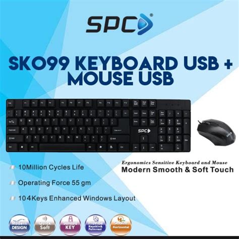 Jual Paket Keyboard Mouse Usb Spc Shopee Indonesia