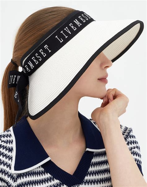 라이브 스트랩 포인트 와이드 썬 바이저 캡 Fm06am170