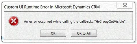 Gets An Error When Executing Microsoft Dynamics CRM Techyv Com