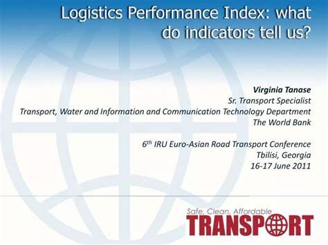PPT Unlocking Logistics Performance Insights From Indicators PowerPoint Presentation ID