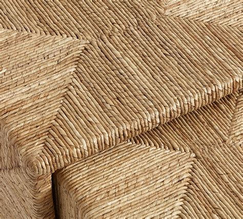 Malibu Rectangular Woven Nesting Tables Pottery Barn