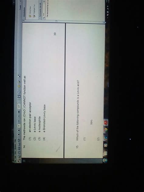 Solved 14 The Methoxide Ion Chso Cannot Function Well As
