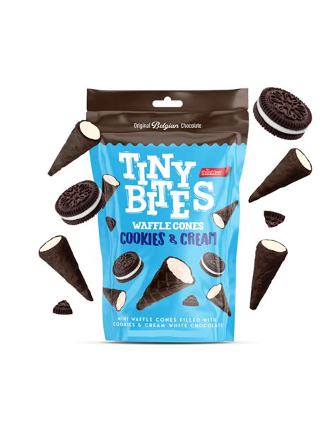 Cookies And Cream Waffle Cones Tiny Bites 80g Conos De Helado Americanos