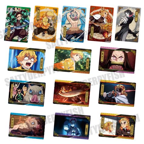 Demon Slayer Wafer Card Vol4 Anime Merch Rengoku Nezuko Zenitsu