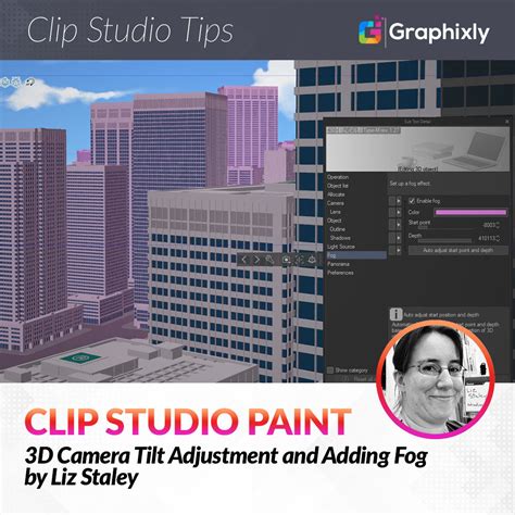 3d camera tilt adjustment and adding fog