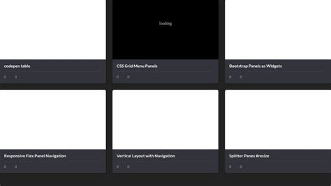 Codepen Panel