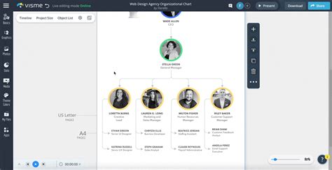 How To Create An Org Chart In Powerpoint And Visme [including Templates]