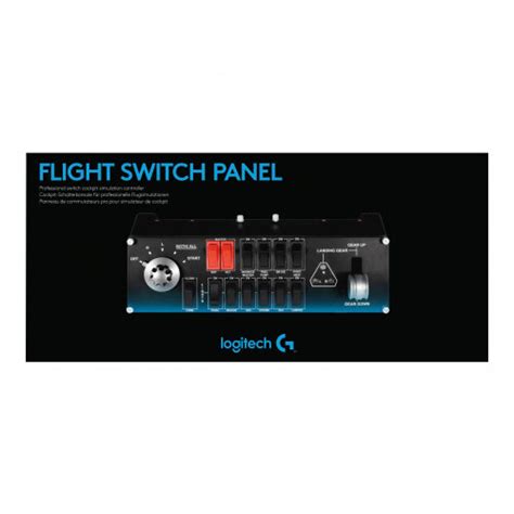 Logitech Flight Switch Panel Flight Simulator Instrument Panel Wired For PC Hunt Office UK