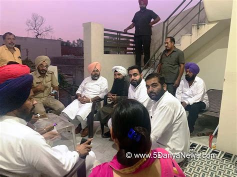 Khanna Mla Gurkirat Singh Kotli Meets Pakistans Former Mla Baldev Kumar Today